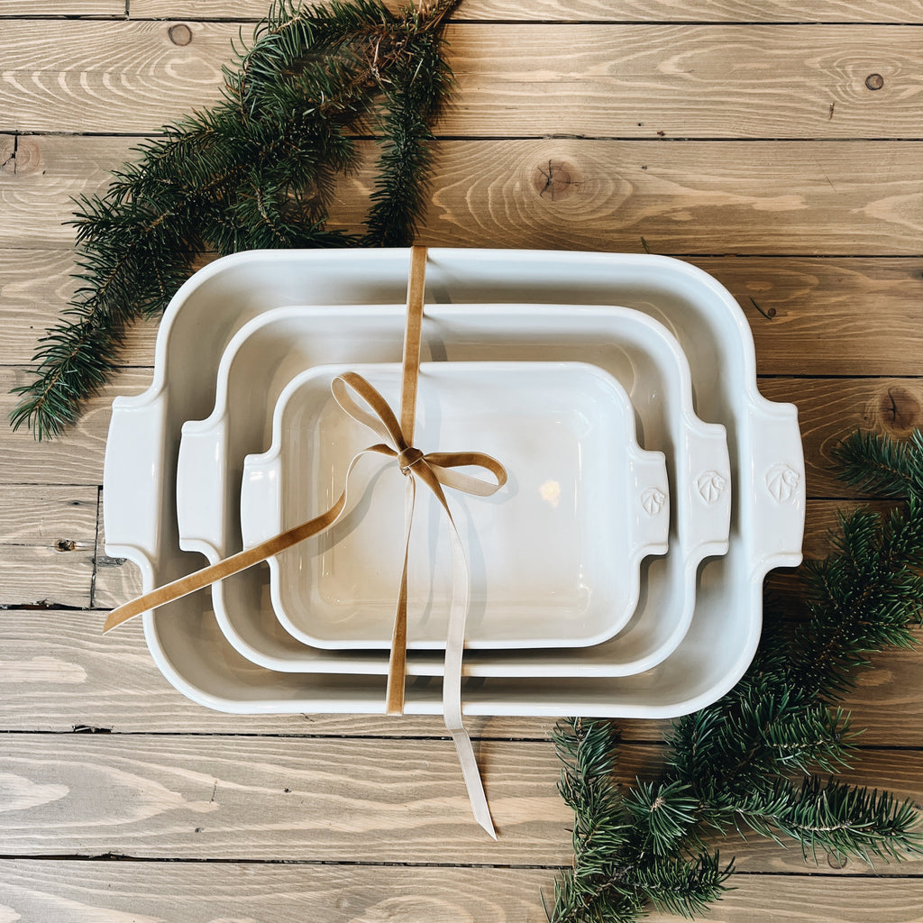 Peugeot Rectangular Baking Dish Set - Ecru – Farmer's Daughter Homestead